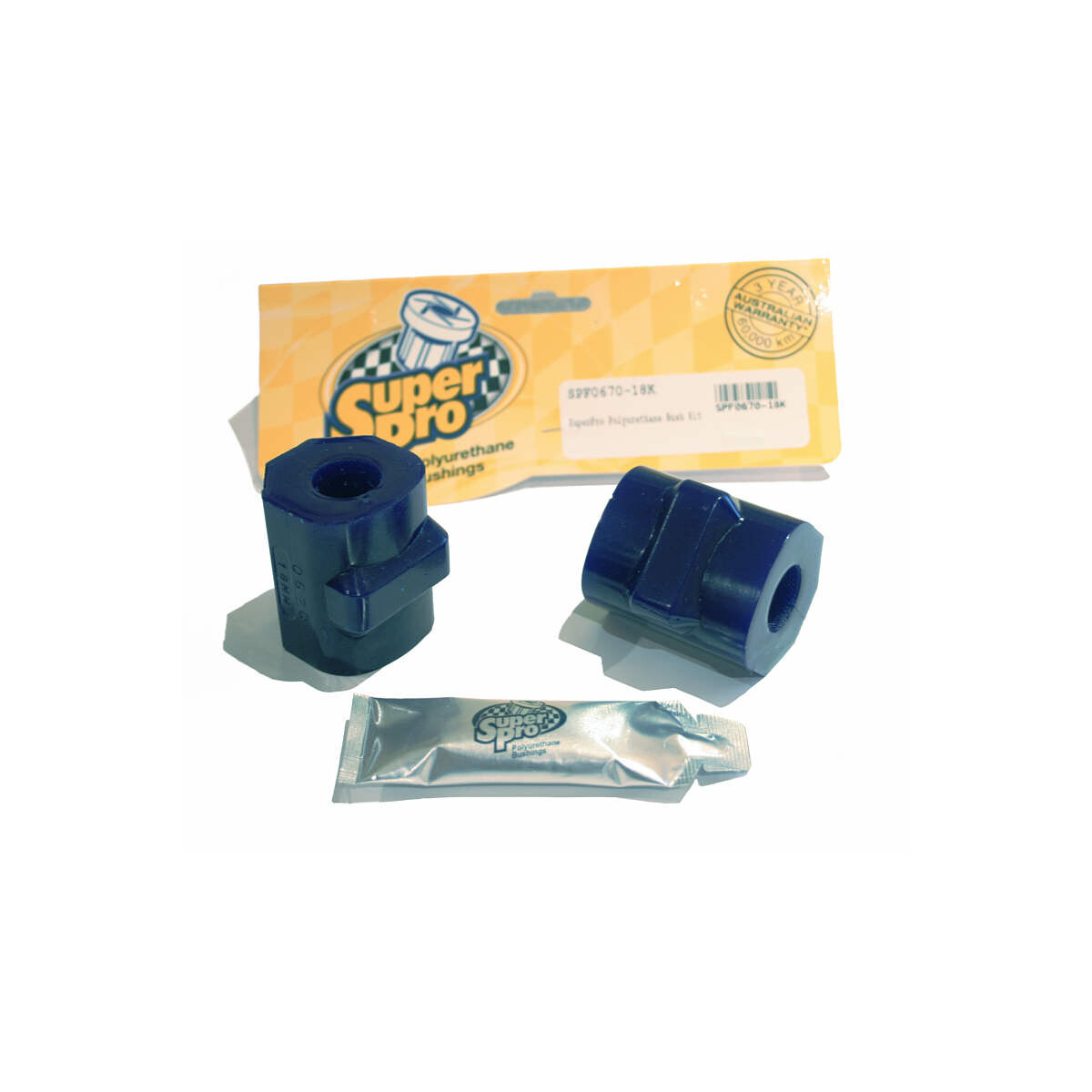SuperPro Inner Sway Bar/Stabilizer to Chassie Bushes for VW Polo 86/8 ...
