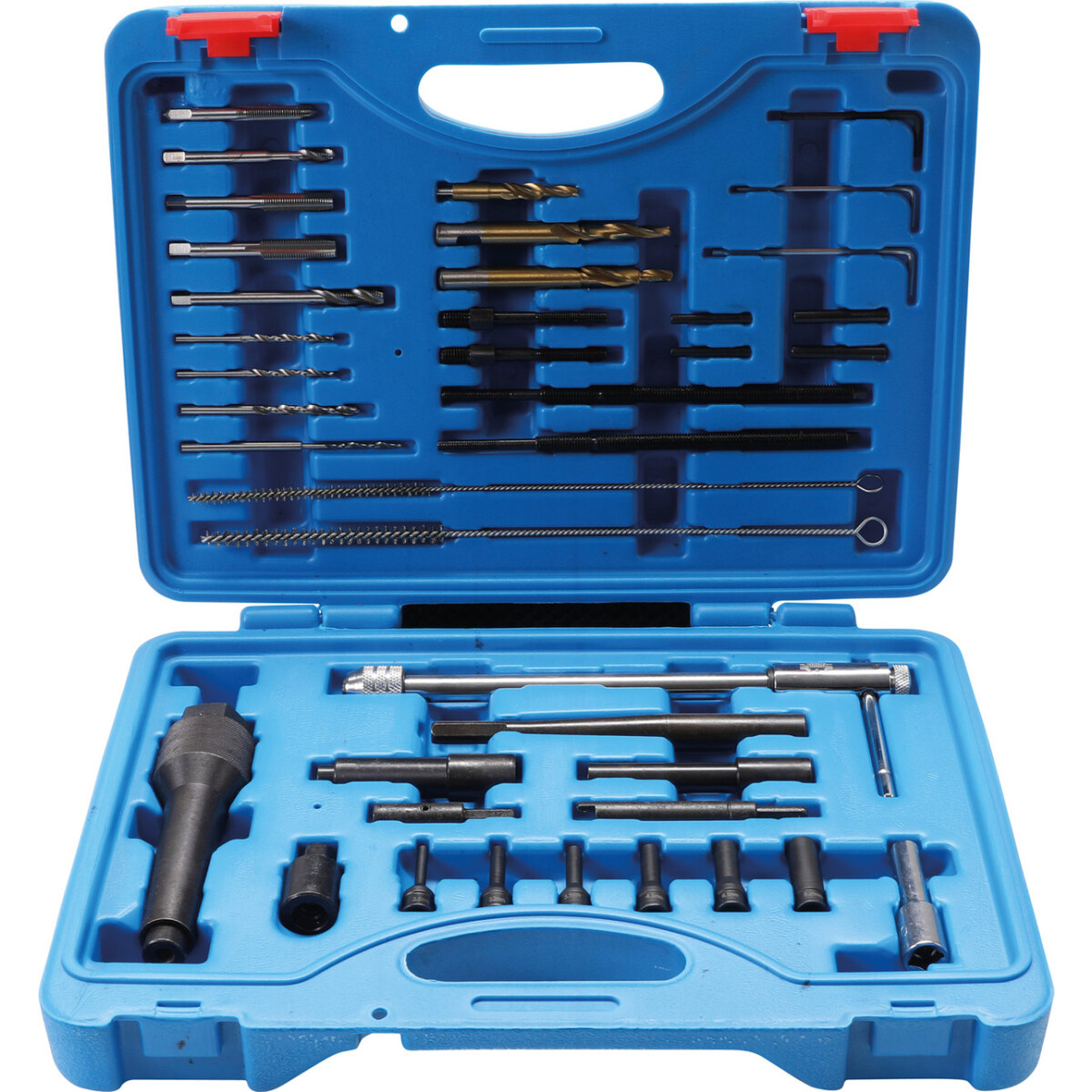 BGS Glow Plug Tool and Thread Repair Kit | M8, M10 | 41 pcs. (BGS 956 ...