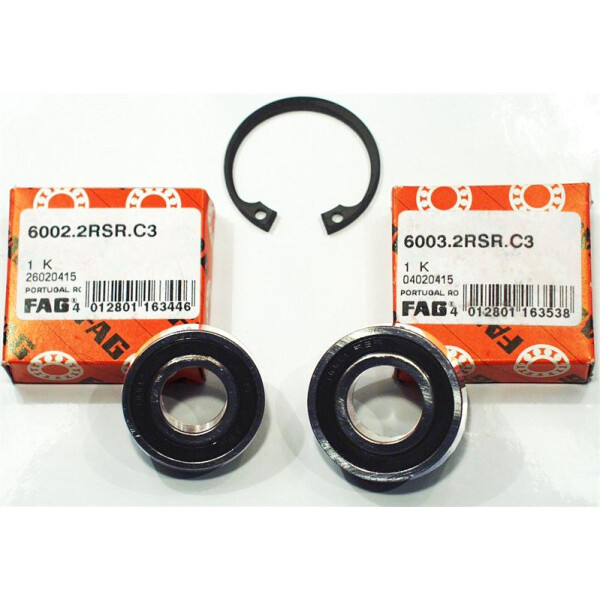 Set of bearings for auxiliary shaft for all G-Superchargers (FAG 6002 ...