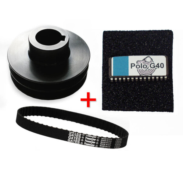 G40 Tuningkit with 65mm pulley and tuning chip for Polo MK3 G40, 89,00